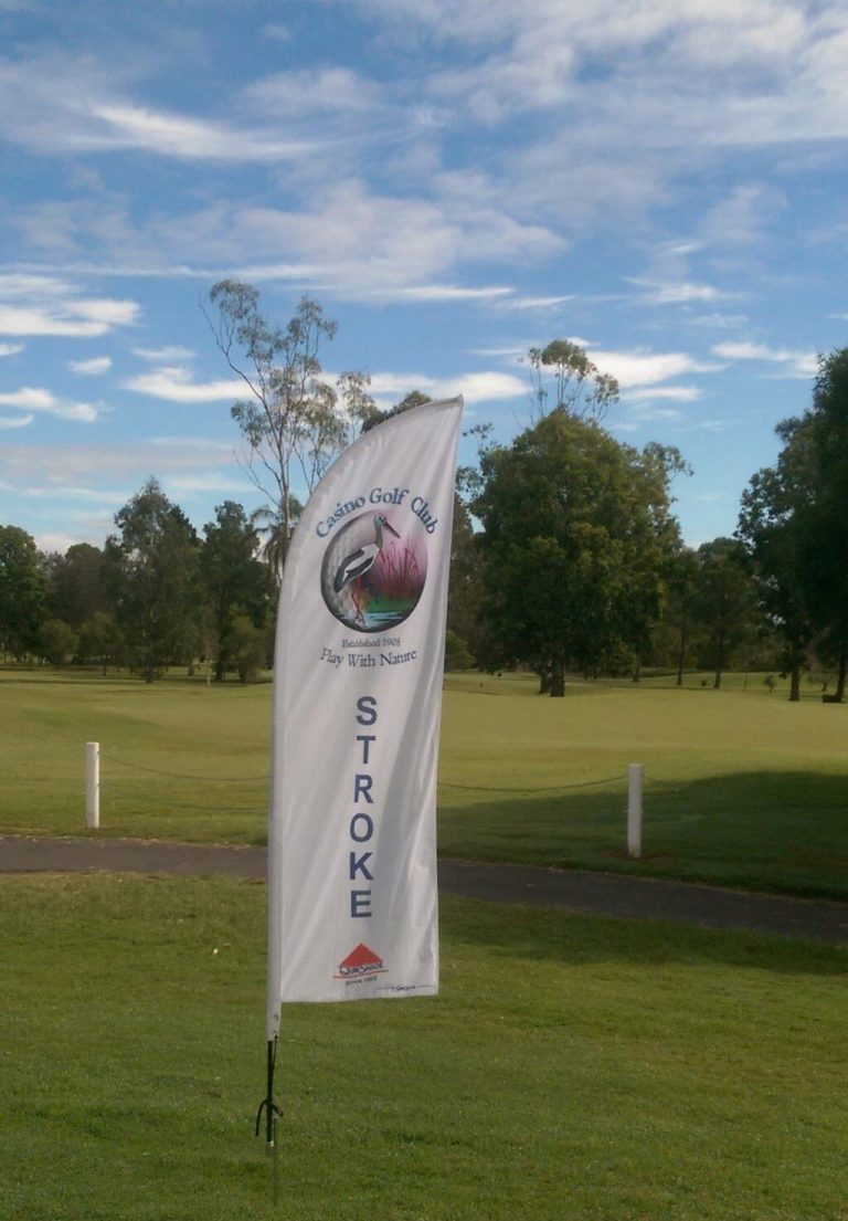 Golf Flags Custom Designed - Used Australia Wide